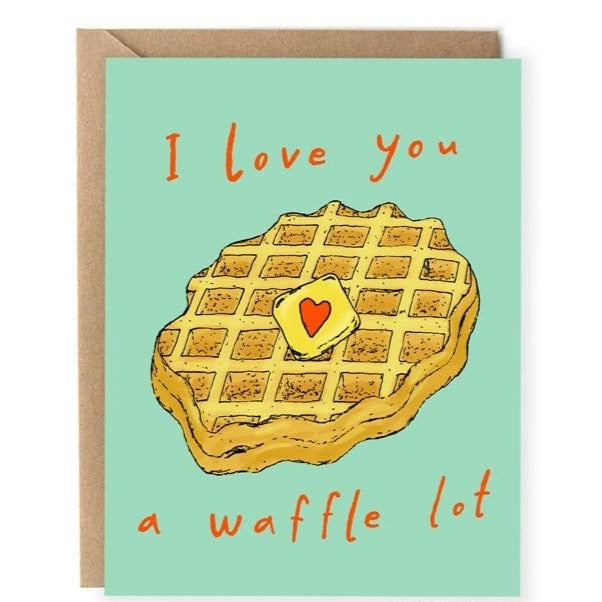 I Love You A Waffle Lot Card – Little & Fox