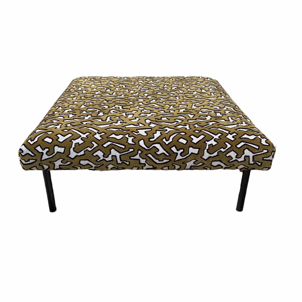 Bronze Odyssey Square Camengo Ottoman – Little & Fox