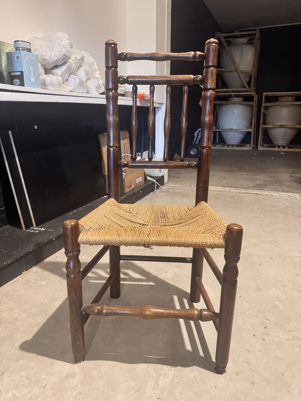 Antique Rush Chairs – Set of 4 – Little & Fox