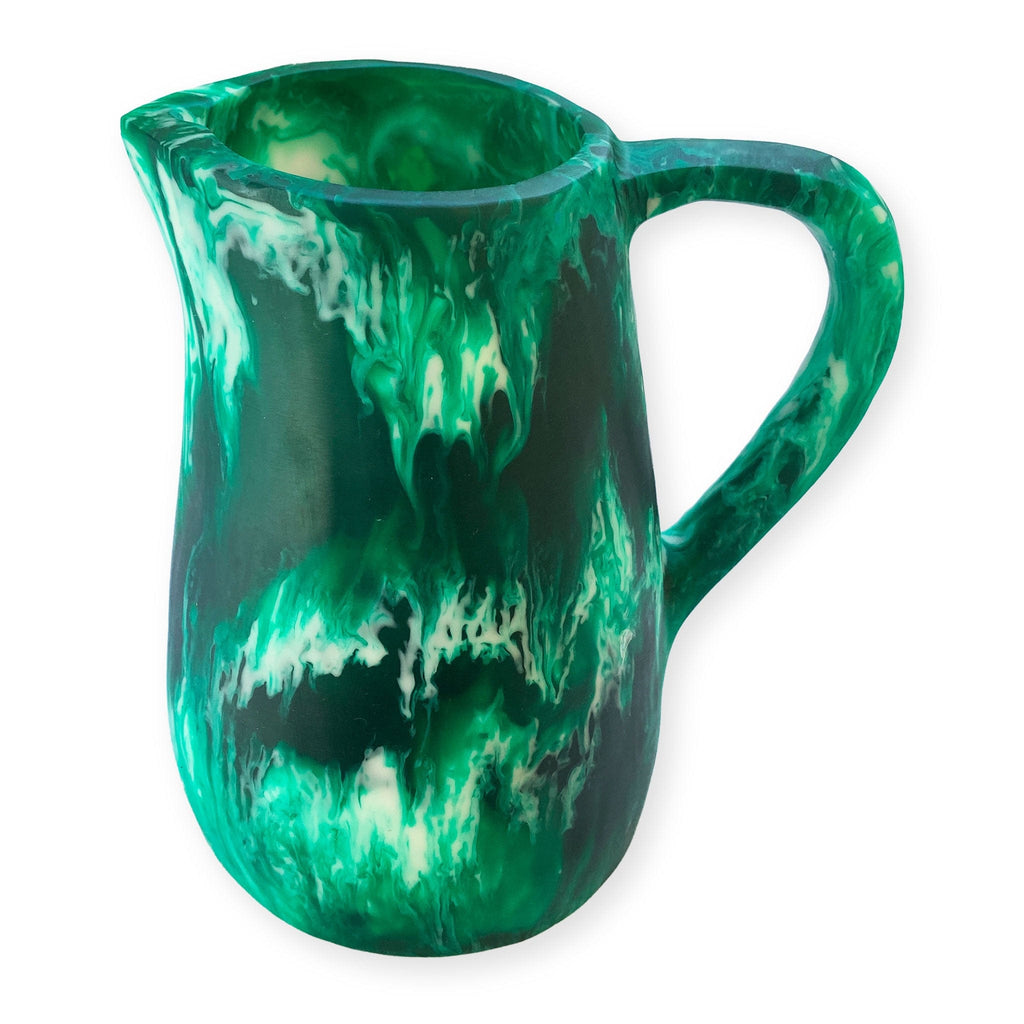 Resin Swirl Tall Jug Teal – Little & Fox