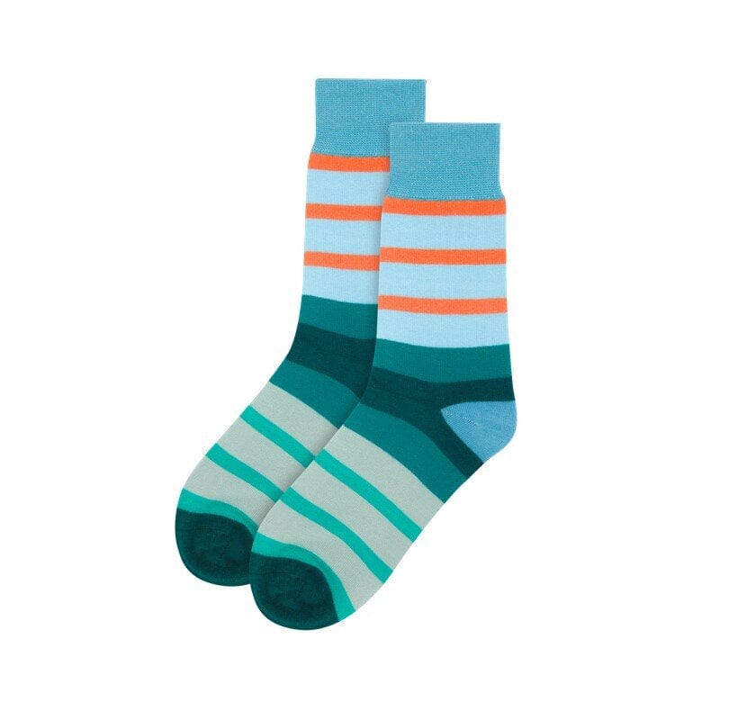 Turquoise Stripe Socks – Little & Fox