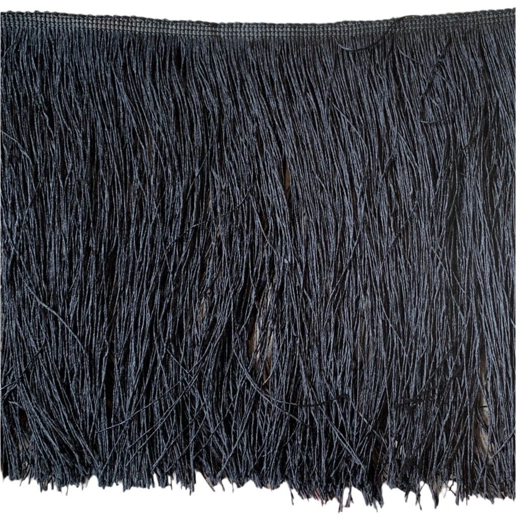 Black Rayon Fringe Trim – Little & Fox