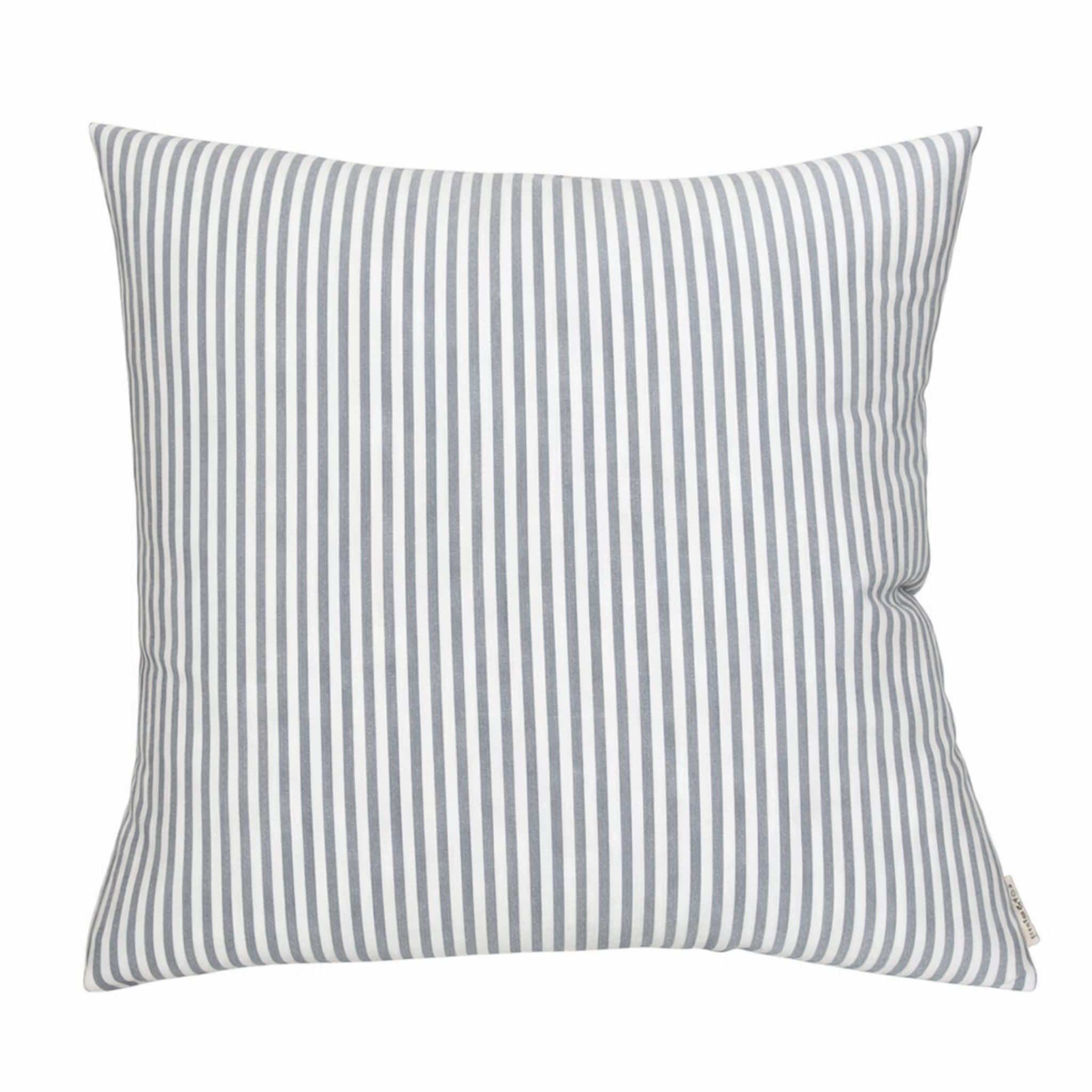 Blue Melodia Stripe 60x60cm Cushion | Little & Fox