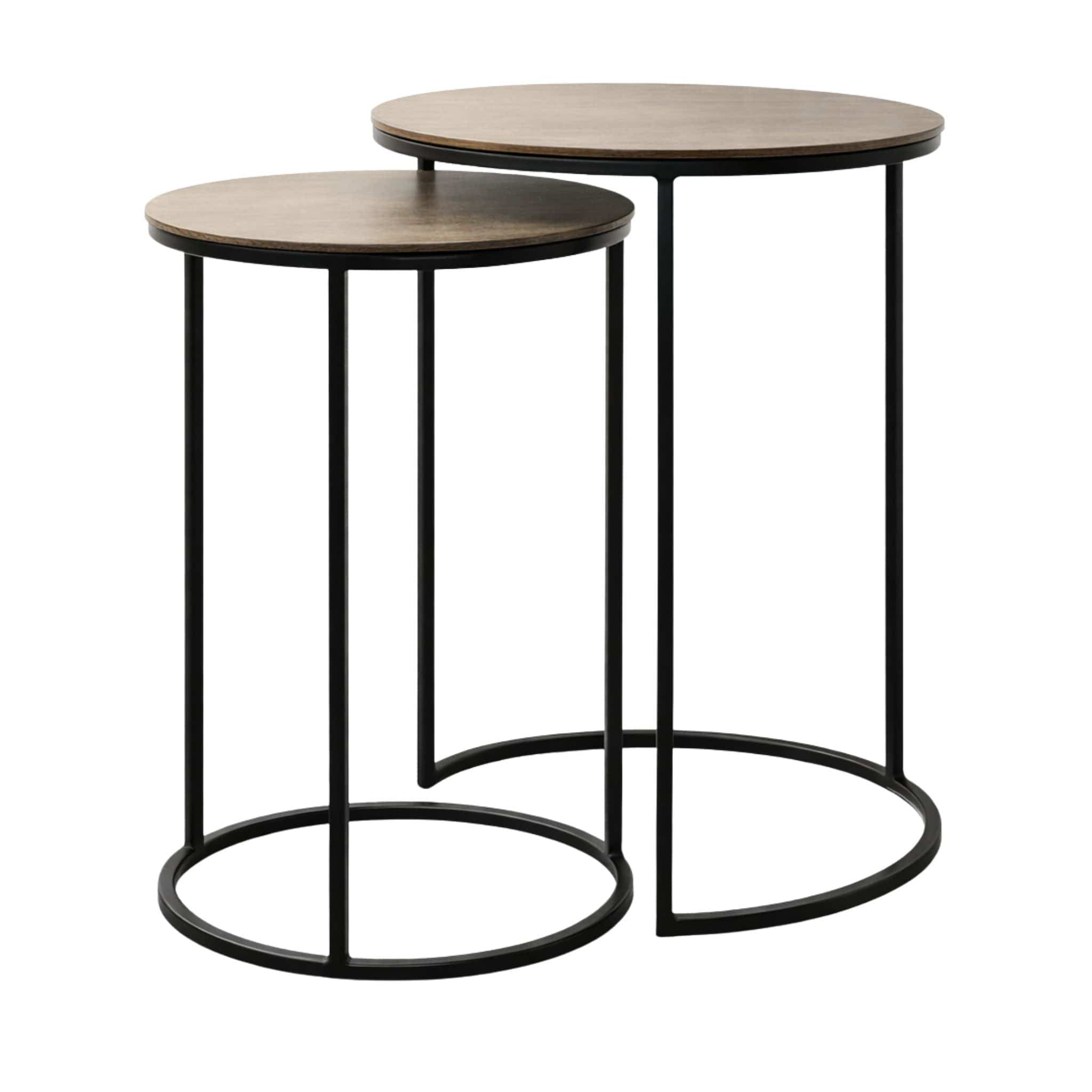 Brass Nesting Table Set | Modern Metal Side Tables | Little and Fox ...