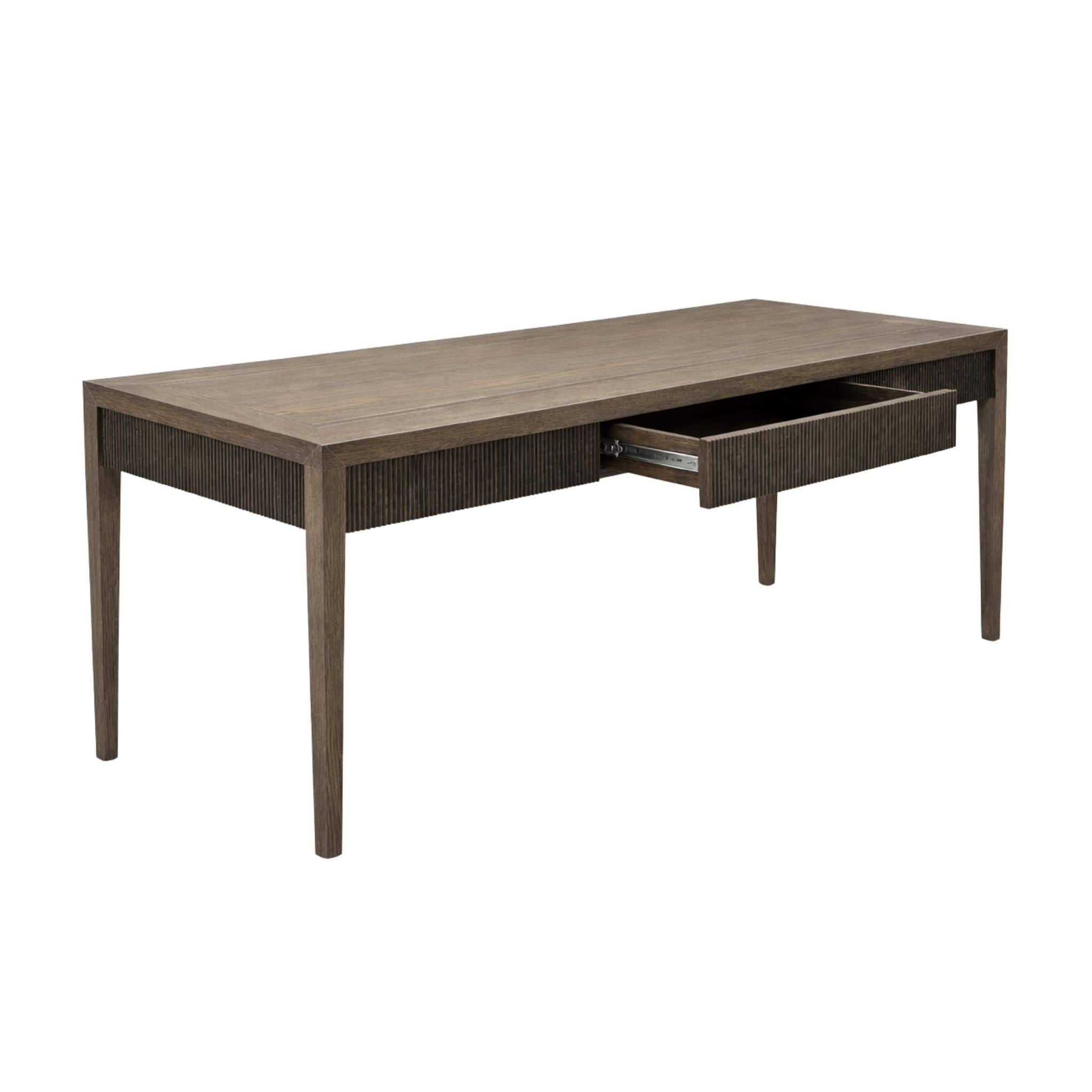Fluted Oak Console Table Pre Order | Custom Solid Oak | Little & Fox