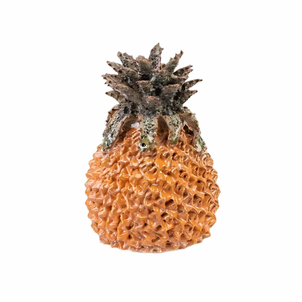 Orange Pineapple Vase 23cm | Colourful Ceramic Statement Pottery ...