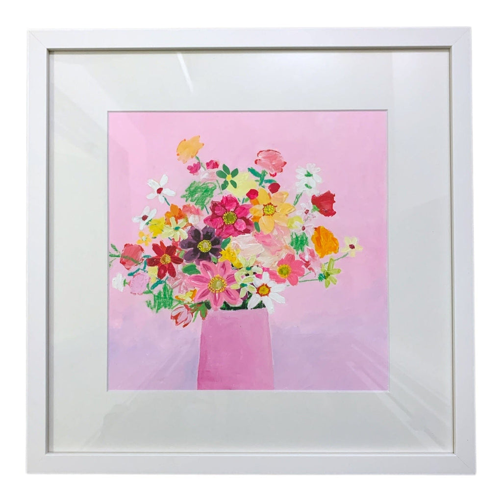 'Pink Death' Framed Painting – Little & Fox