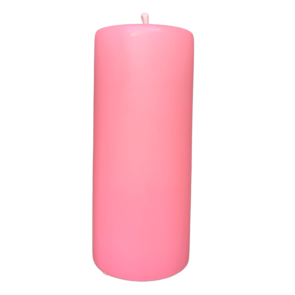 Soft Pink Pillar Candle 150mm – Little & Fox
